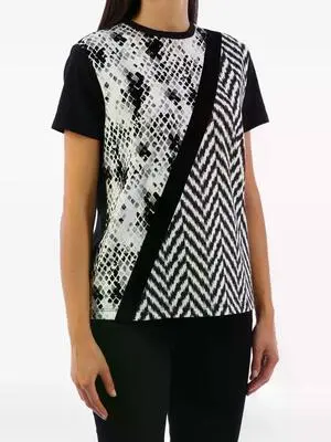 UNGARO Emanuel Mixed Print T-shirt