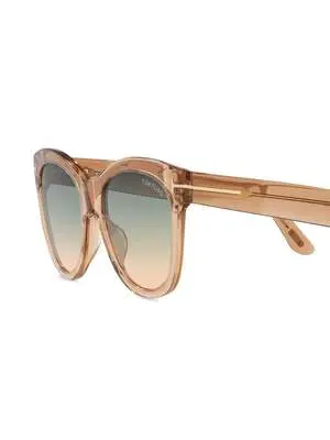 TOM FORD Square Gradient Sunglasses - Brown