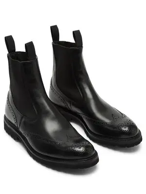 TRICKER'S Henry Leather Chelsea Boots - Black