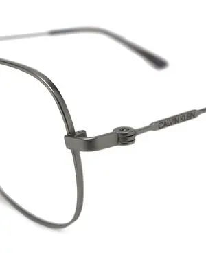 Calvin Klein Pilot-frame Eyeglasses