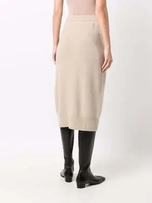 Lorena Antoniazzi Straight-leg Knitted Skirt - Neutrals