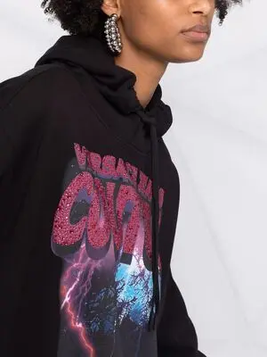Versace Graphic-print Cotton Hoodie
