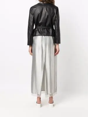 MAISON MARGIELA Wrap-style Leather Jacket
