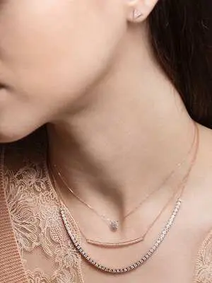DANA REBECCA DESIGNS Dana Rebecca Designs 14kt White Gold Diamond Tennis Choker