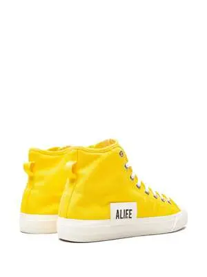 Adidas X Alife Consortium Nizza Hi Sneakers - Yellow