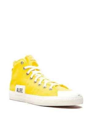 Adidas X Alife Consortium Nizza Hi Sneakers - Yellow
