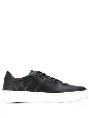 TOD'S Leather Low-top Sneakers - Black
