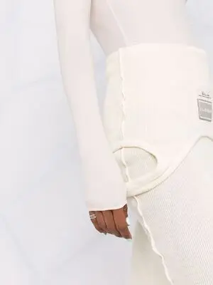 MAISON MARGIELA Technical Jersey Bodysuit - Neutrals