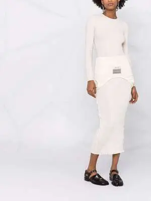 MAISON MARGIELA Technical Jersey Bodysuit - Neutrals