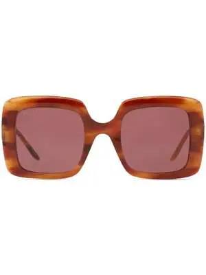 Gucci Oversized Square-frame Sunglasses - Brown