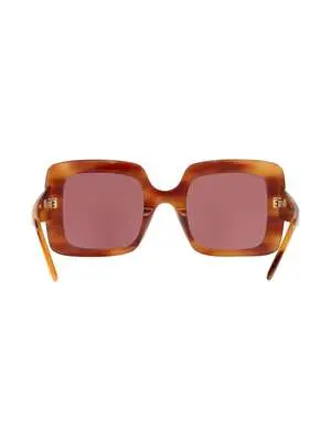Gucci Oversized Square-frame Sunglasses - Brown