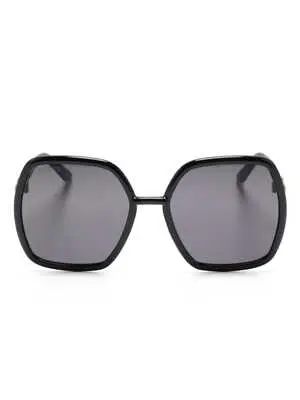 Gucci Horsebit-embellished Sunglasses - Black