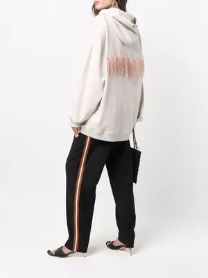 QASIMI Drawcord Side-stripe Trousers