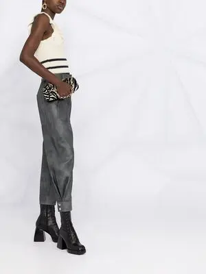 Dsquared2 Ruffled Sleeveless Knitted Top