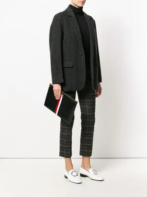 Thom Browne Tricolour Tablet Holder
