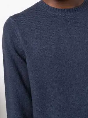 Malo Crew-neck Cashmere Jumper - Blue