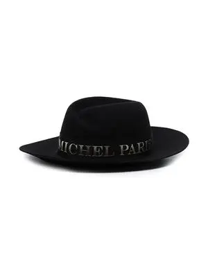 MAISON MICHEL Virginie Fedora Hat - Black
