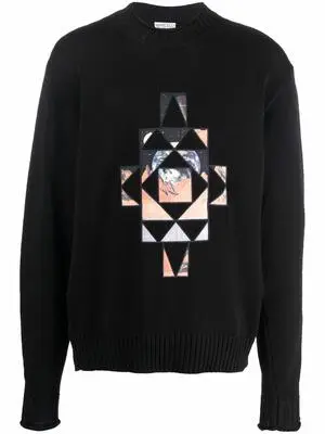 COUNTY OF MILAN Geometric Patch Jumper