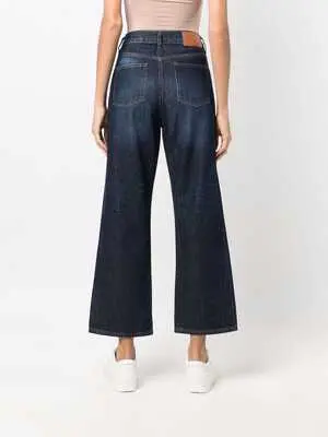 Philipp Plein Iconic Wide-leg Jeans - Blue