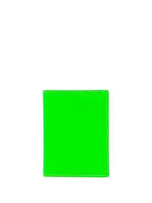 Comme Des Garçons Colour-block Cardholder Wallet - Green