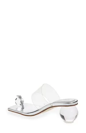 Jeffrey Campbell Latus Sandal - Silver Clear