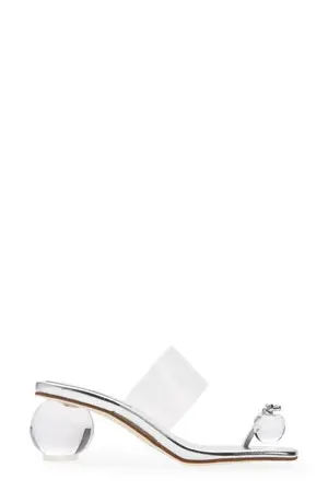 Jeffrey Campbell Latus Sandal - Silver Clear