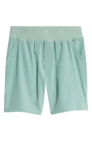 Alo Yoga Repetition Shorts Blue Agave