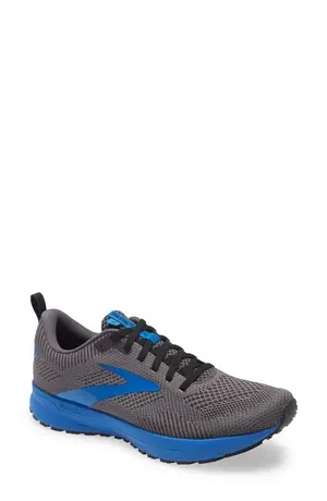 Brooks Revel 5 Hybrid Running Shoe Black/ Grey/ Blue