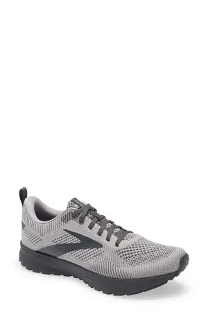 Brooks Revel 5 Hybrid Running Shoe Ebony/ Alloy/ Metallic