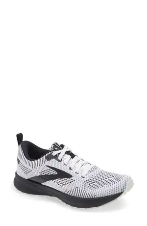 Brooks Revel 5 Hybrid Running Shoe White/ Black