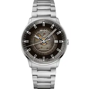 MIDO Commander Automatic Bracelet Watch - Silver/black