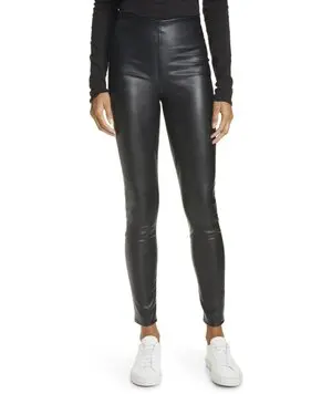 Rag & Bone - Nina High-Waist Faux Leather Skinny Pants