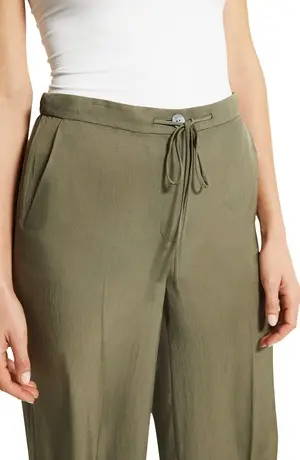 Theory Wide Leg Crop Pants