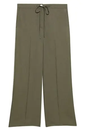 Theory Wide Leg Crop Pants
