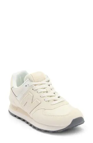NEW BALANCE 574 Lace-Up Sneakers Linen/sea Salt