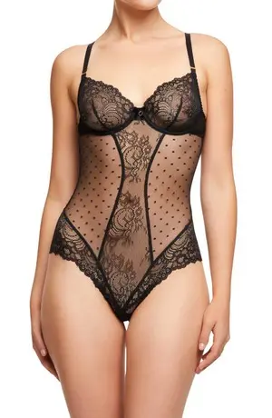 DITA VON TEESE Fiamma Underwire Bodysuit