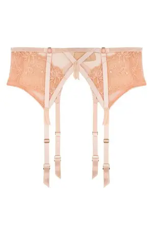 DITA VON TEESE Madame X Garter Belt Creme Caramel