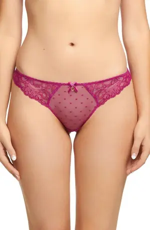 DITA VON TEESE Fiamma G-string Magenta