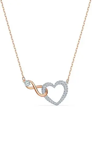SWAROVSKI Hyperbola Heart Necklace - Crystal