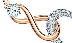 SWAROVSKI Hyperbola Heart Necklace - Crystal