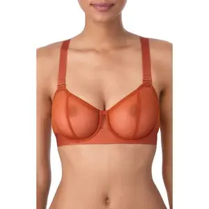 Dkny Sheers Strapless Underwire Bra Copper
