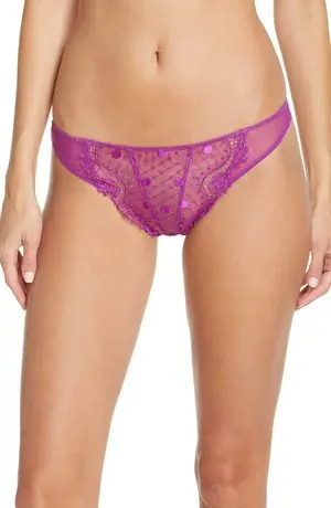 DITA VON TEESE Vedette G-string Shocking Violet