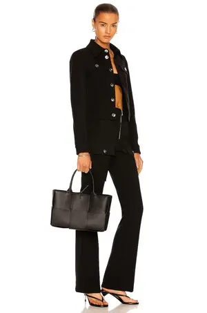 Bottega Veneta Small Arco Tote Bag - Black & Gold