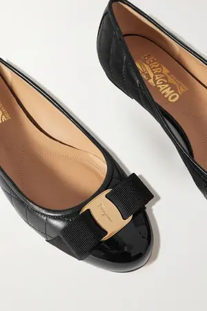 FERRAGAMO Ferragamo Varina Ballet Flats Black