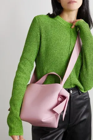 Acne Studios Musubi Mini Knotted Leather Shoulder Bag