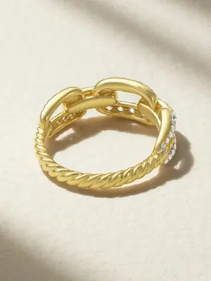 David Yurman Stax 18-karat Diamond Ring