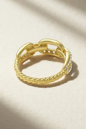 David Yurman Stax 18-karat Diamond Ring