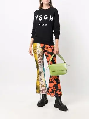 MSGM Logo-print Sweatshirt - Black