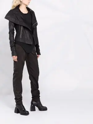 RICK OWENS Polished-finish Zip-fastening Jacket