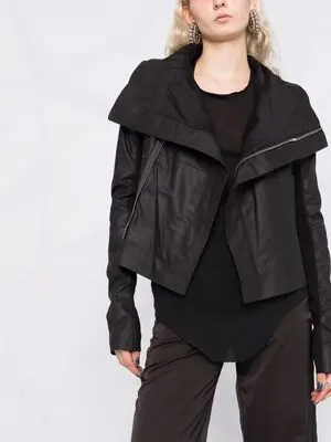 Rick Owens Polished-finish Zip-fastening Jacket